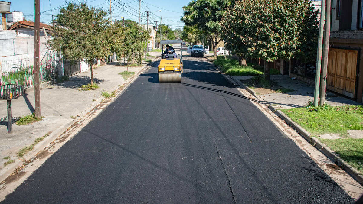 Avanzan las obras de asfalto en Moreno - Zona Norte Diario Online